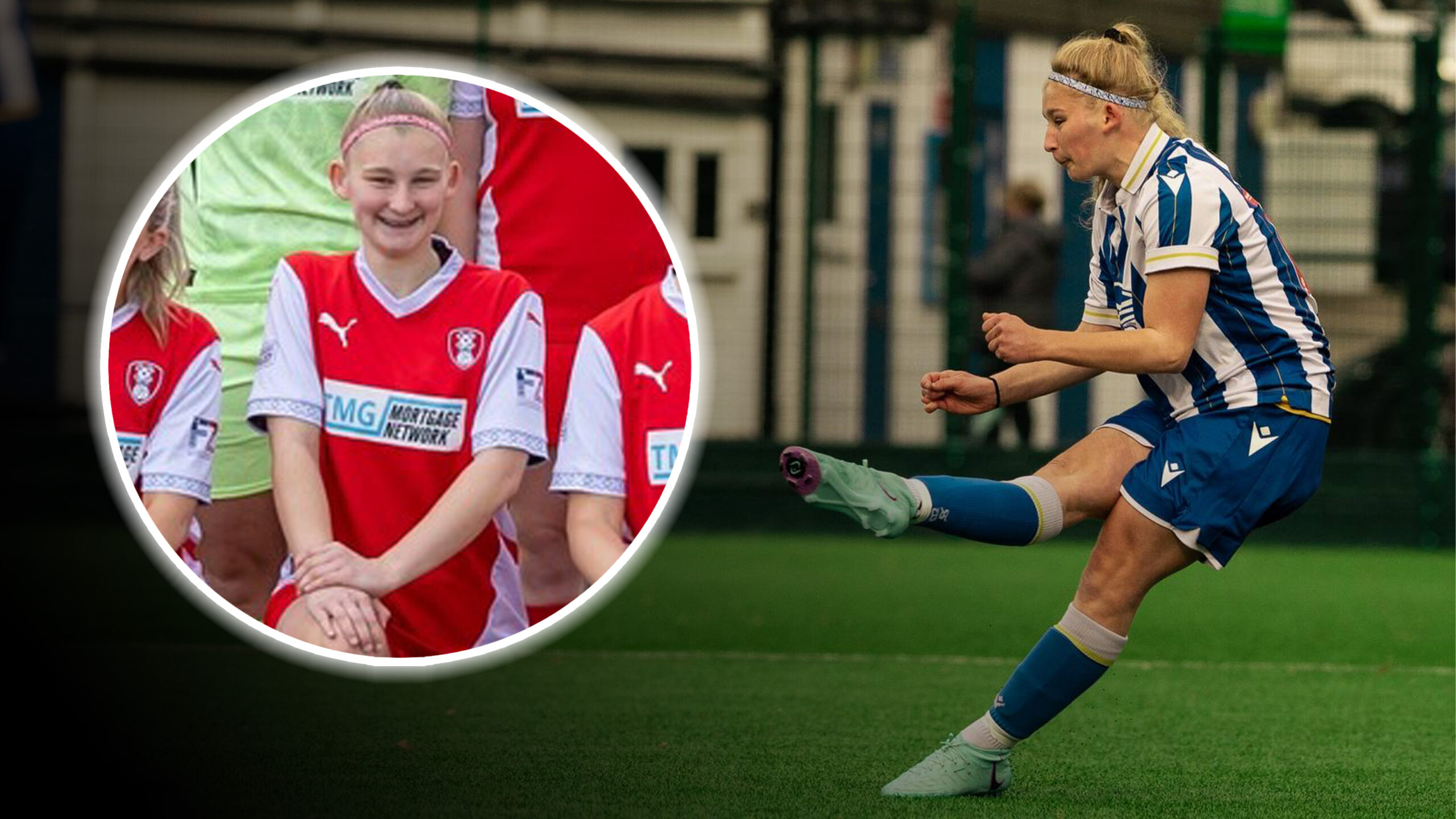 Battling for the National League and representing her childhood club ...